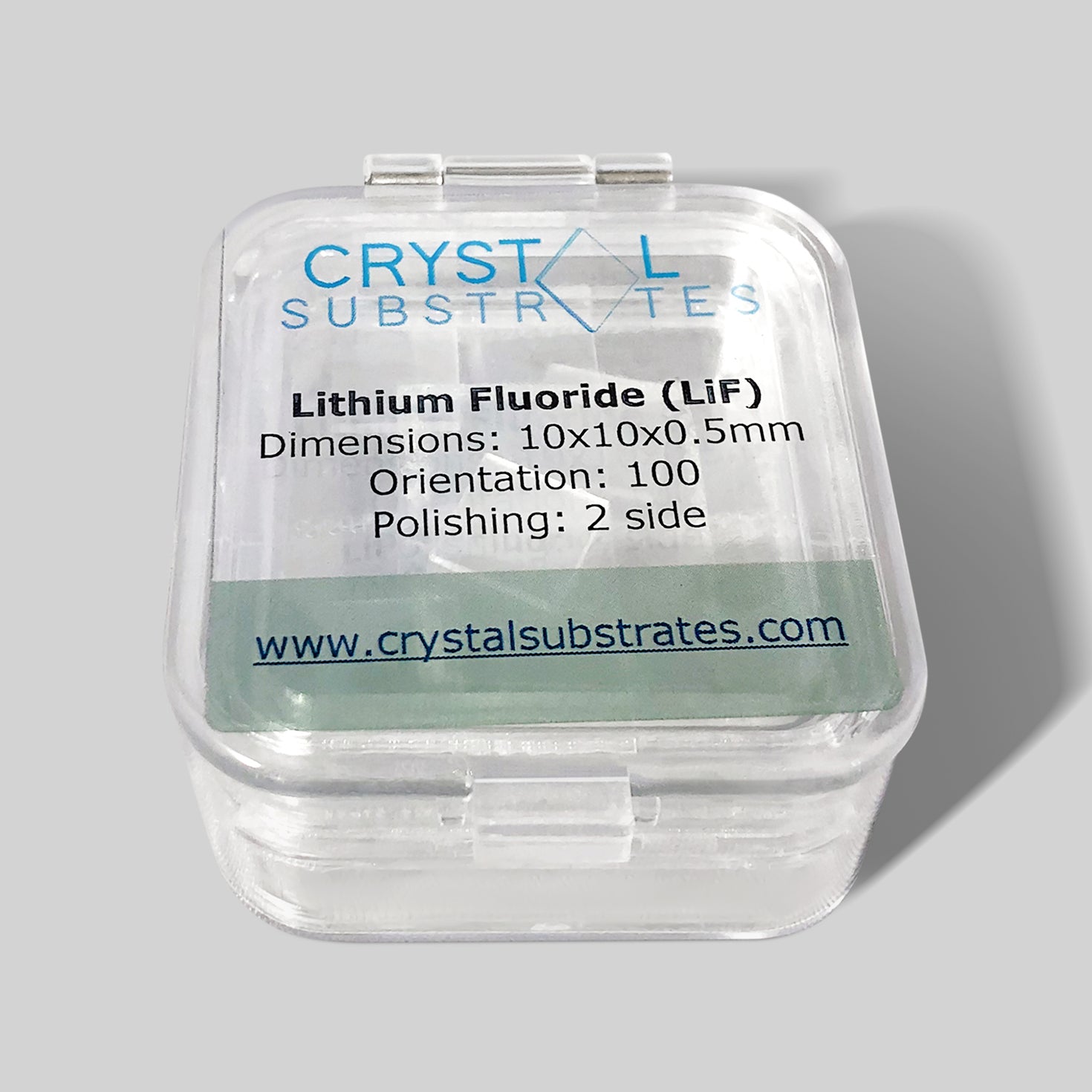 Lithium Fluoride (LiF) Single Crystal Substrates (5pack ...
