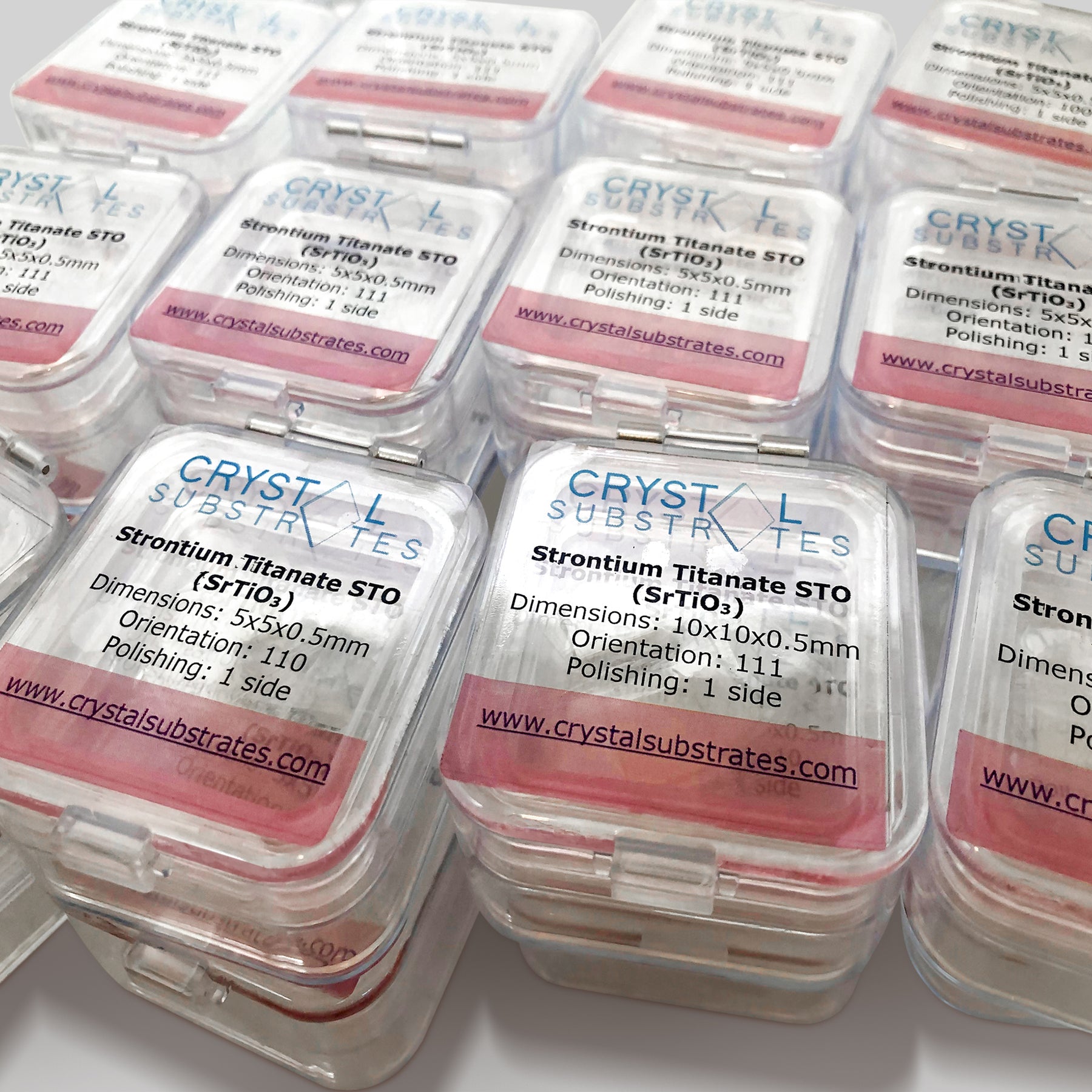 Titanium dioxide Rutile (TiO2) Single Crystal Substrates (5pack ...