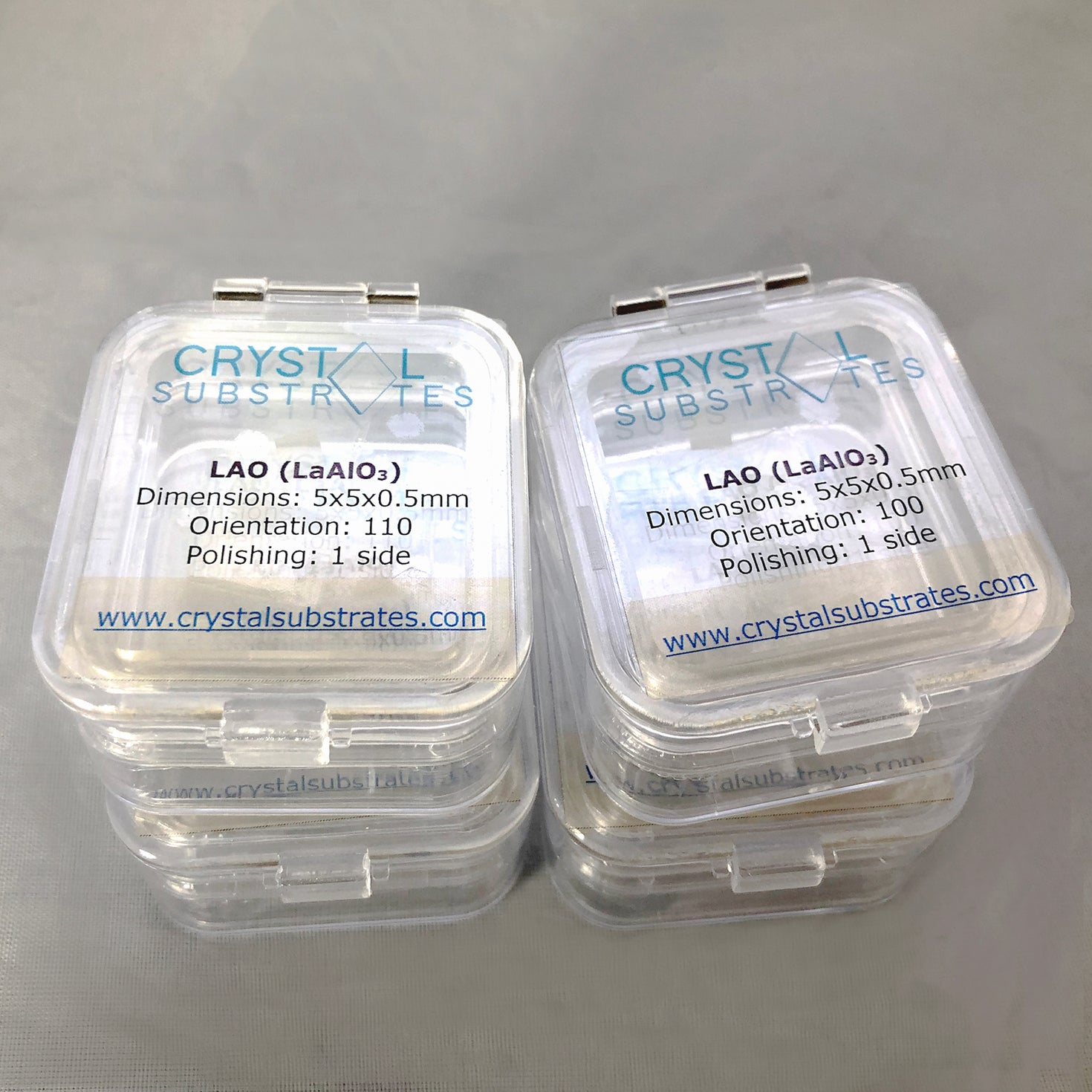 LAO (LaAlO3) Lanthanum Aluminate Crystal Substrates (5pack ...