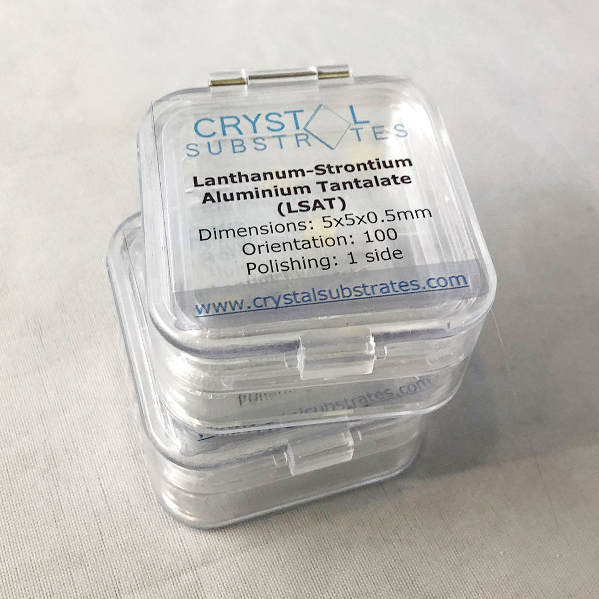 Lanthanum Strontium Aluminium Tantalate (LSAT) Crystal Substrates (5pa ...
