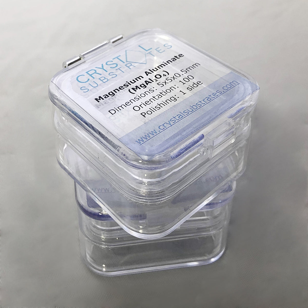 Magnesium Aluminate (MgAl2O4) Spinel Crystal Substrates (5pack ...