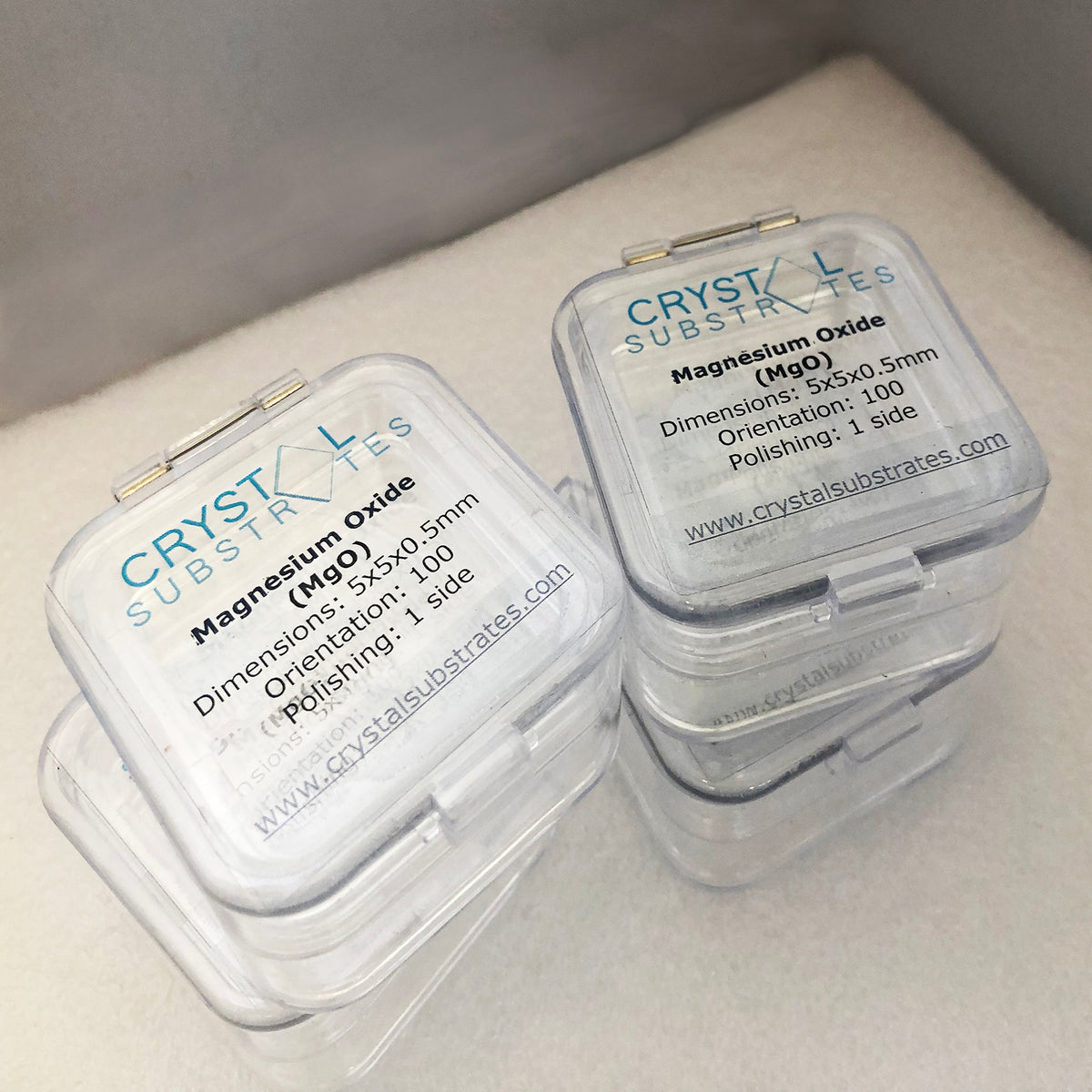 Magnesium Oxide (MgO) Crystal Substrates (5pack) – crystalsubstrates