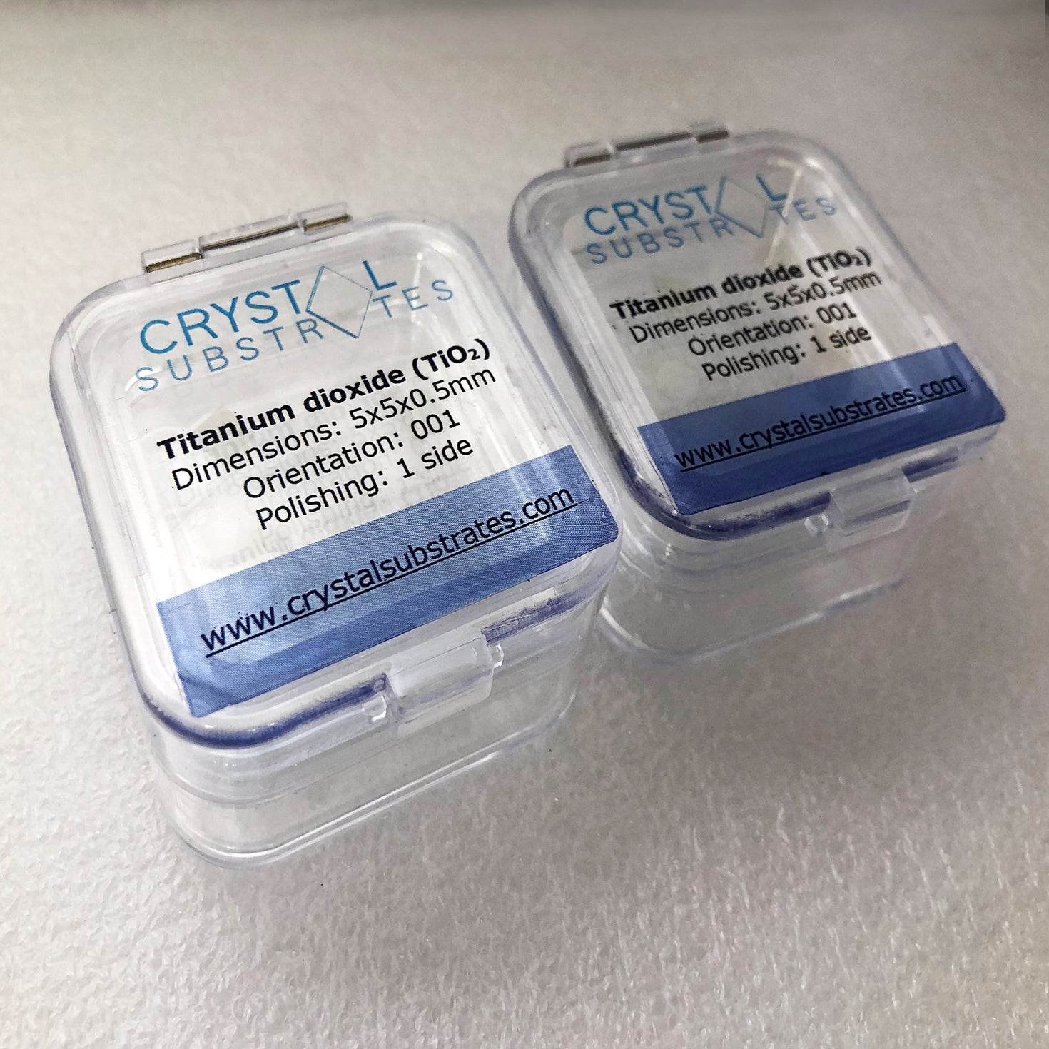 Titanium dioxide Rutile (TiO2) Single Crystal Substrates (5pack ...