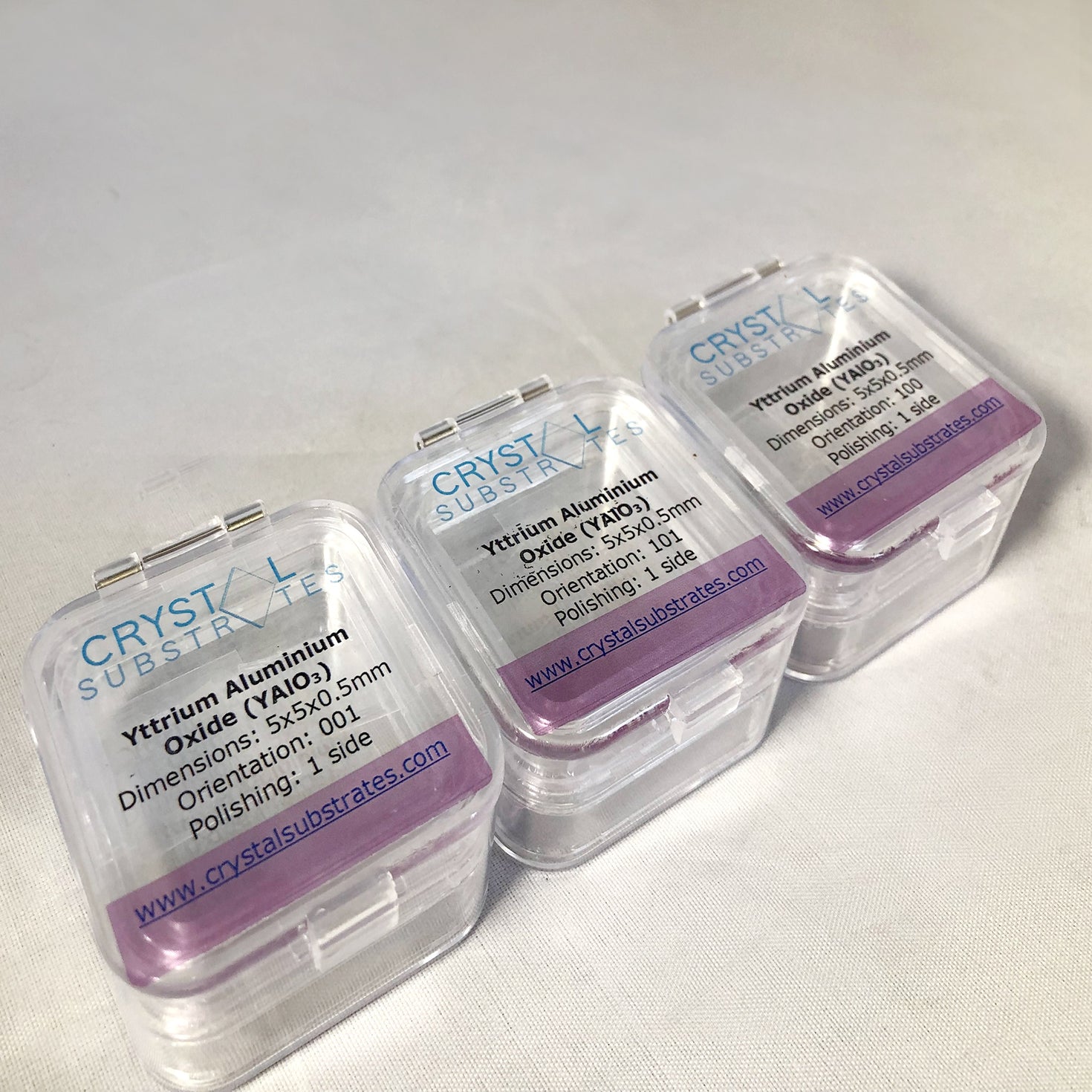 Yttrium Aluminum Oxide (YAlO3) Single Crystal Substrates (YAP) (5pack ...